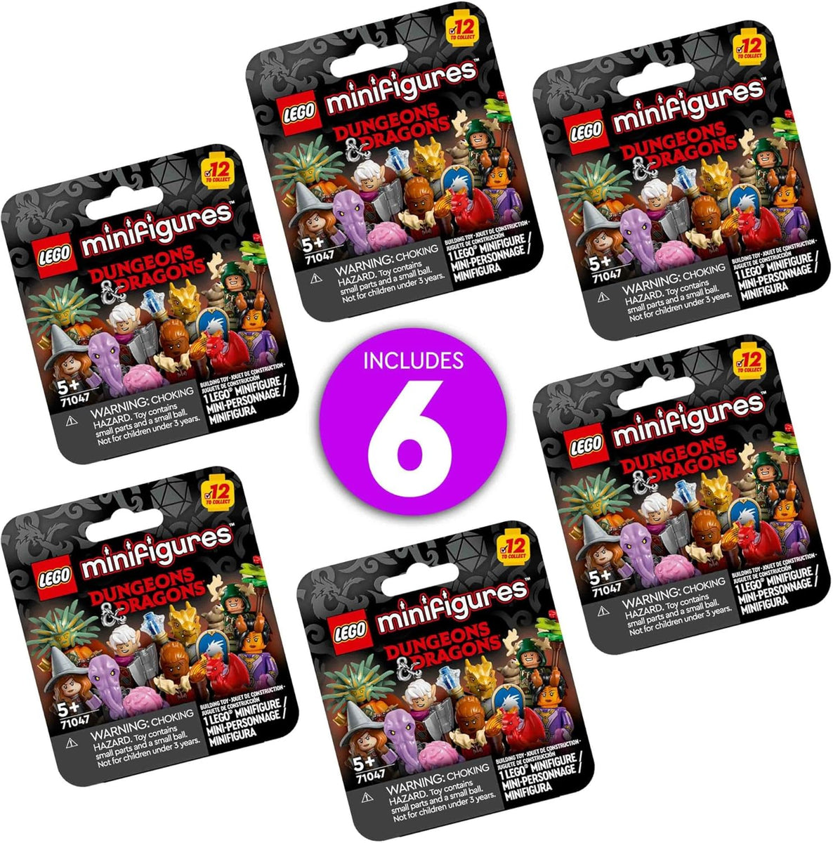 LEGO Collectible Minifigures Dungeons & Dragons 6 Pack (66765 ...