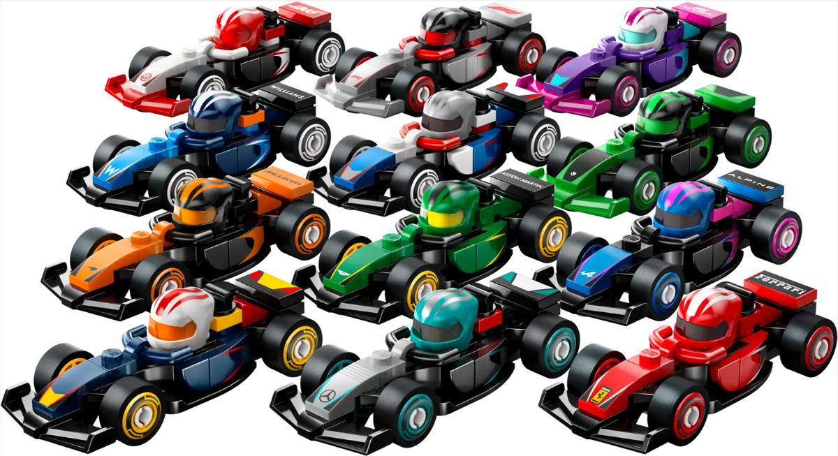 LEGO Formula F1 Race Car Series 71049 Collectible Minifigures Complete ...