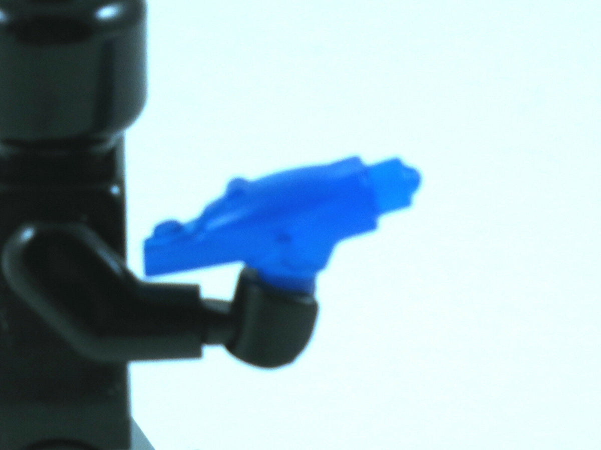 Custom LEGO Minifigure Minifig - Halo/Gun/Blaster Trans-Dark Blue Phas ...